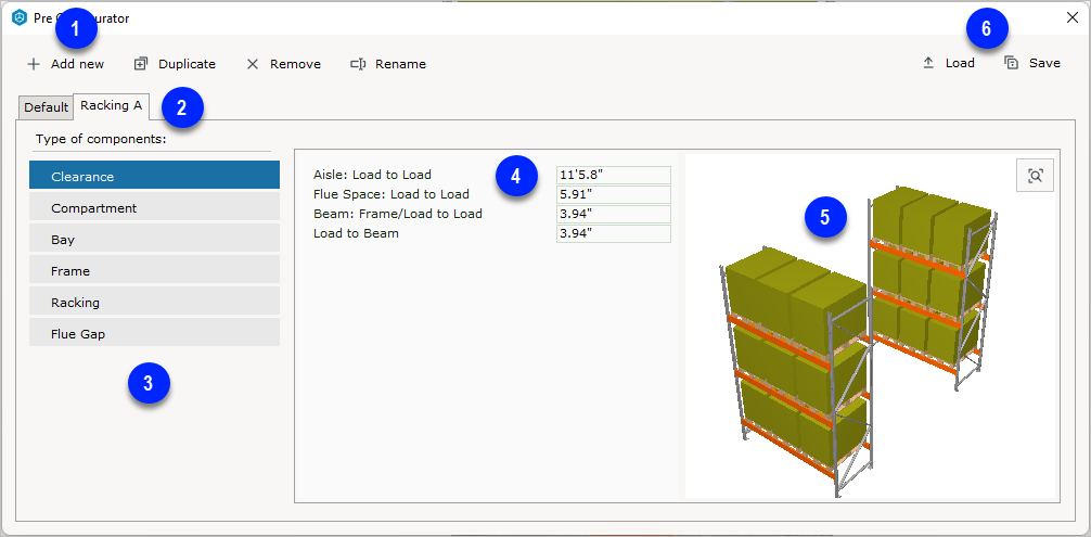 Pallet Racking: Pre Configurator – Configura Help Center