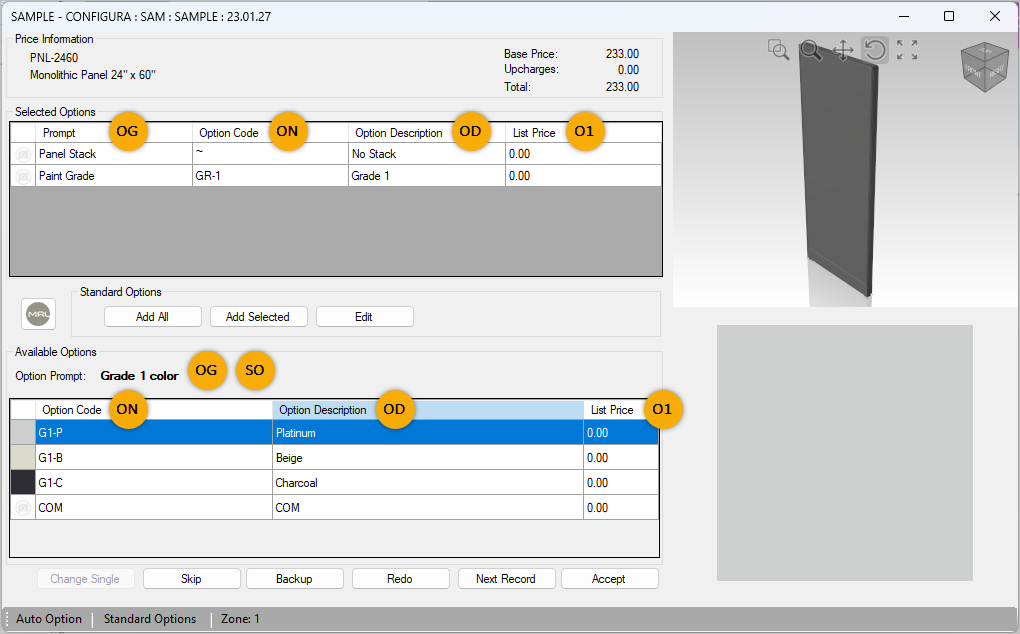Step 4: Adding Options – Configura Help Center