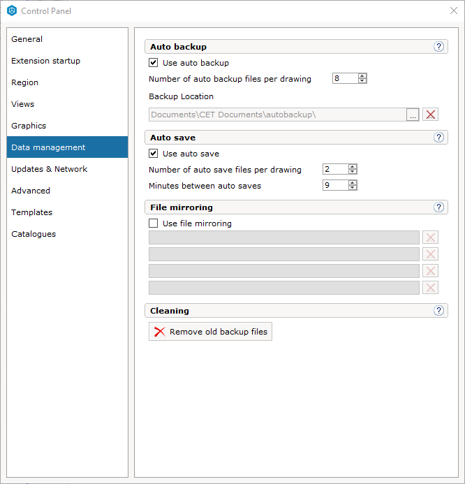 The Data Management Tab (Security) – Configura Help Center
