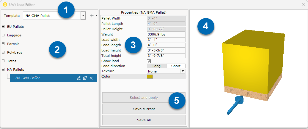 Unit Load Editor – Configura Help Center