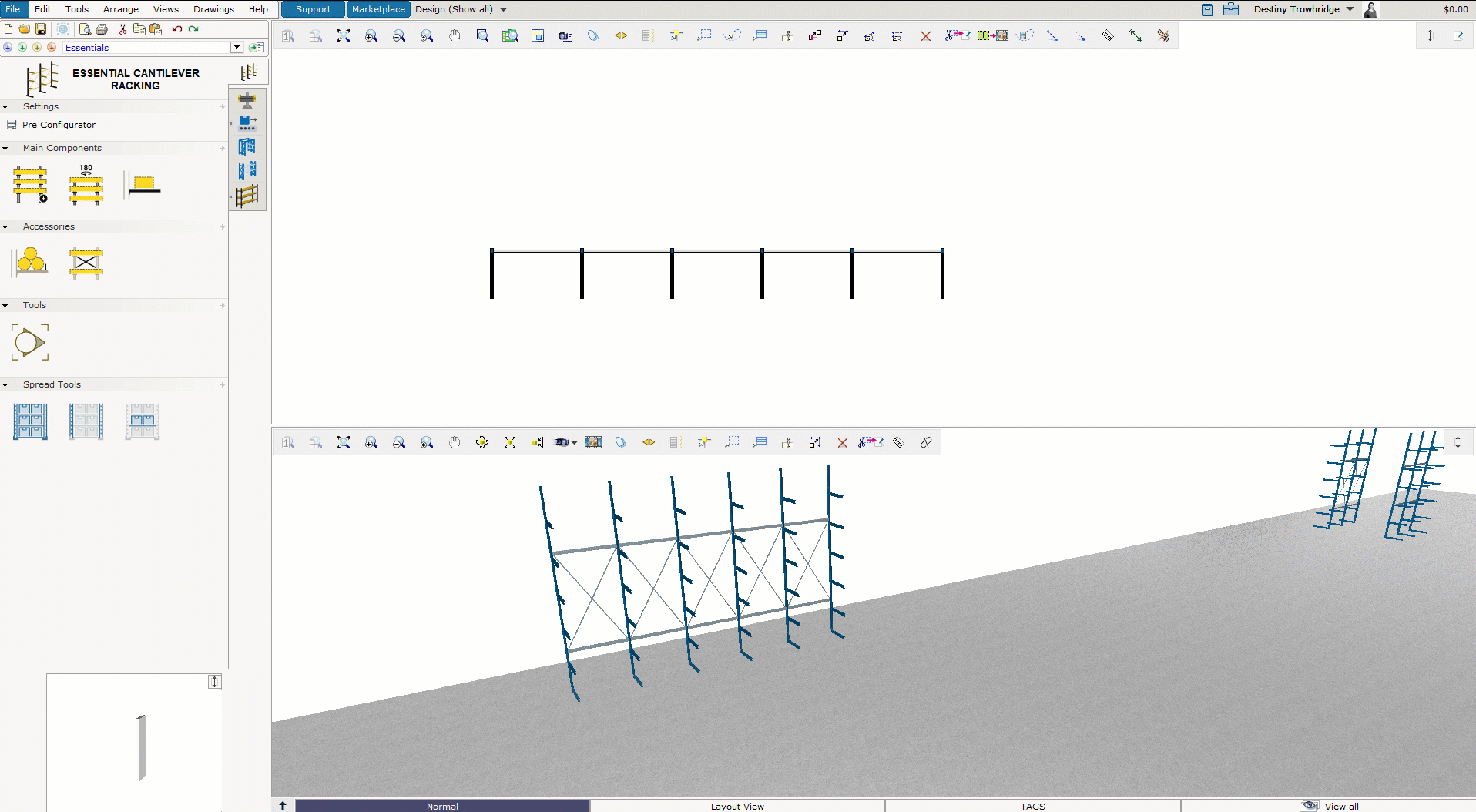 Tools for Essential Cantilever Racking – Configura Help Center