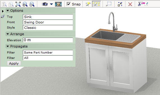 Drawing a Basic Kitchen with the Kitchenette Extension – Configura Help ...