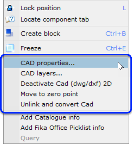 CAD File Quick Properties – Configura Help Center