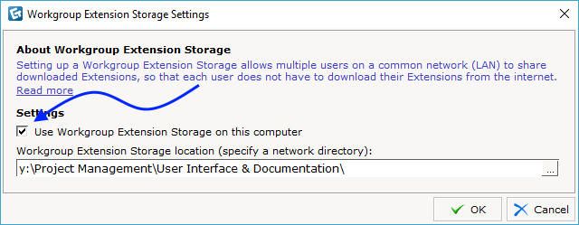 CET Workgroup Storage – Configura Help Center