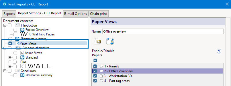 Printing from Paper View – Configura Help Center
