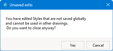 Style Editor: Dimensions – Configura Help Center