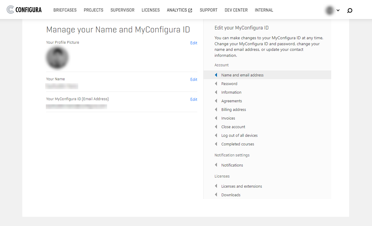 MyConfiguraの操作方法 – Configura Help Center