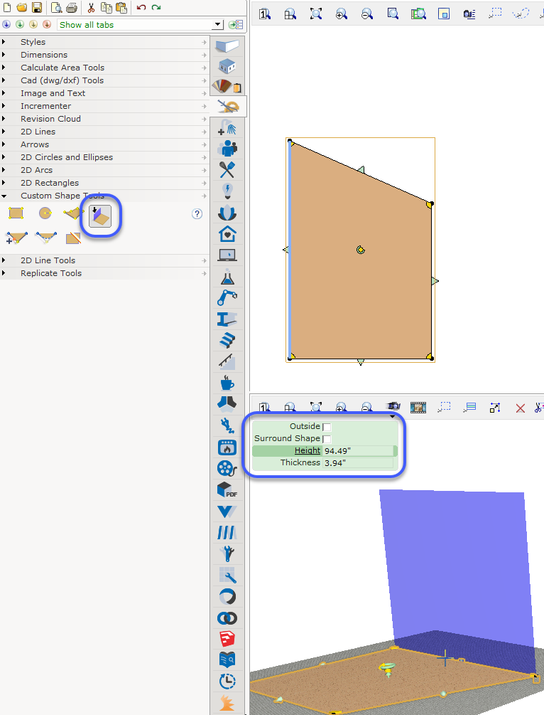 Creating Custom Shapes – Configura Help Center
