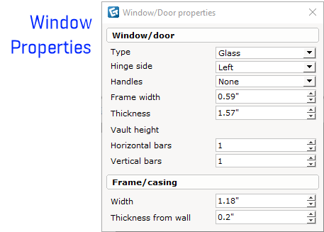 Window and Door Settings – Configura Help Center