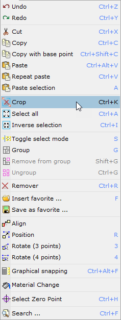 Cut, Copy, Paste, and Crop components – Configura Help Center