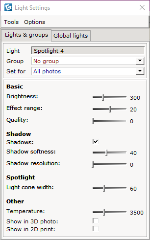 Light Settings – Configura Help Center