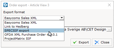 Exporting Article Views to SIF – Configura Help Center