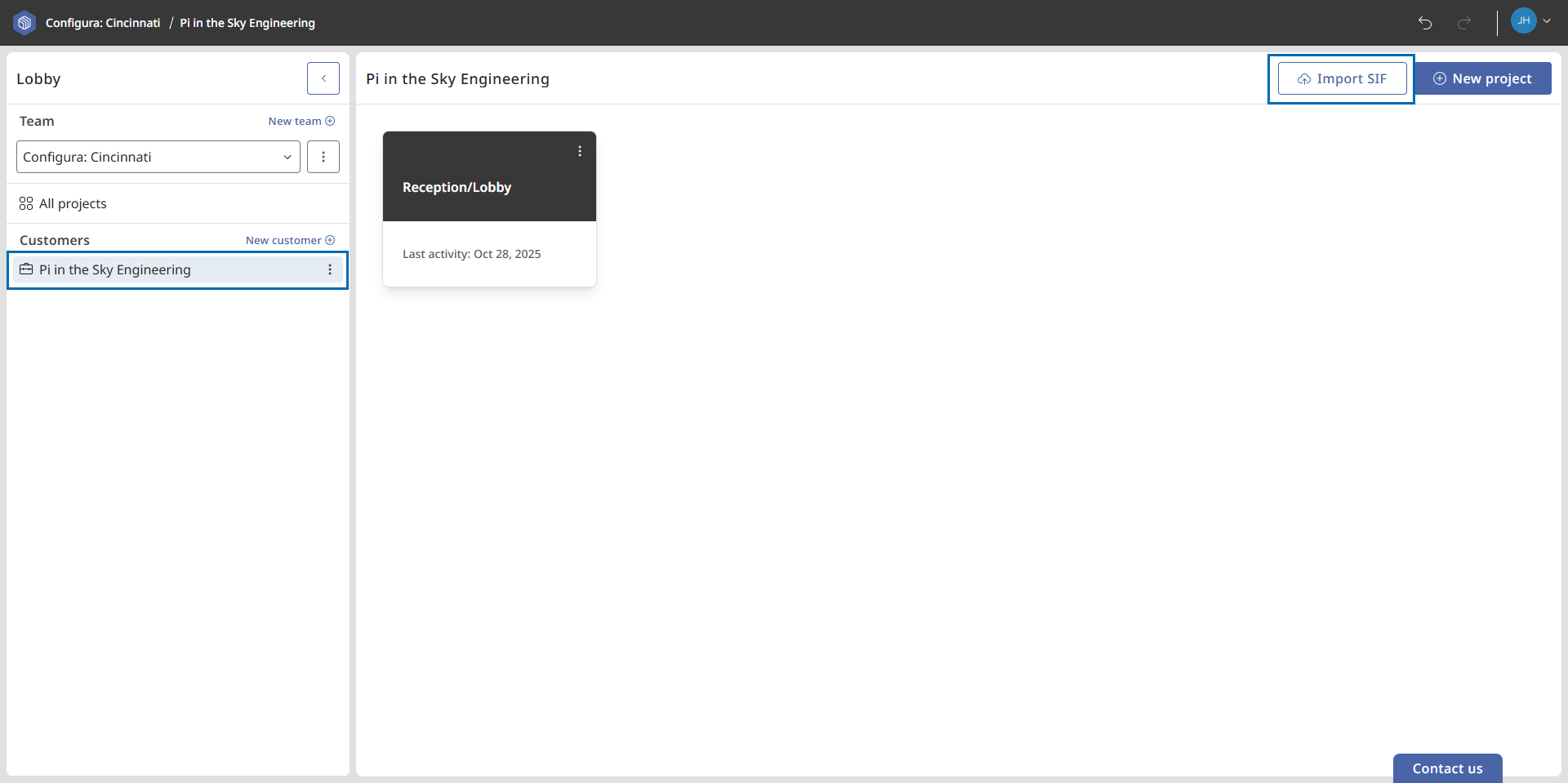 Importing a SIF – Configura Help Center