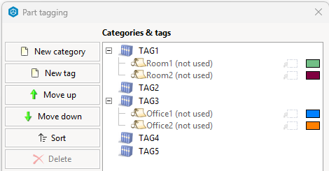 Part Tagging – Configura Help Center