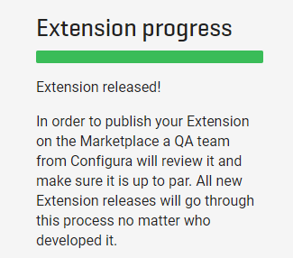 Full Guide on Releasing a New Extension – Configura Help Center